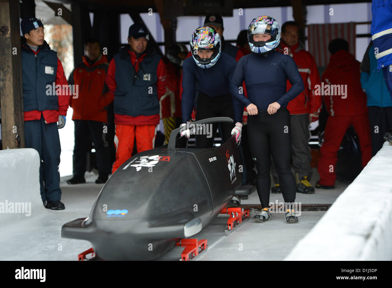 (L to R) Konomi Asazu (JPN),Misuzu Yoshimura (JPN), DECEMBER 23, 2012 ...