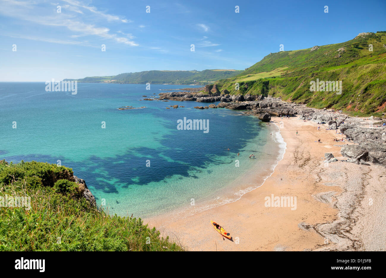 Devon beach house hi-res stock photography and images - Alamy