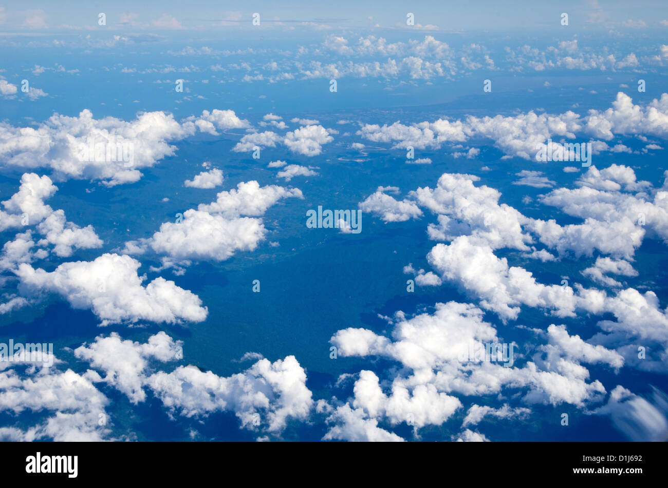 Aerial sky and clouds background Stock Photo - Alamy