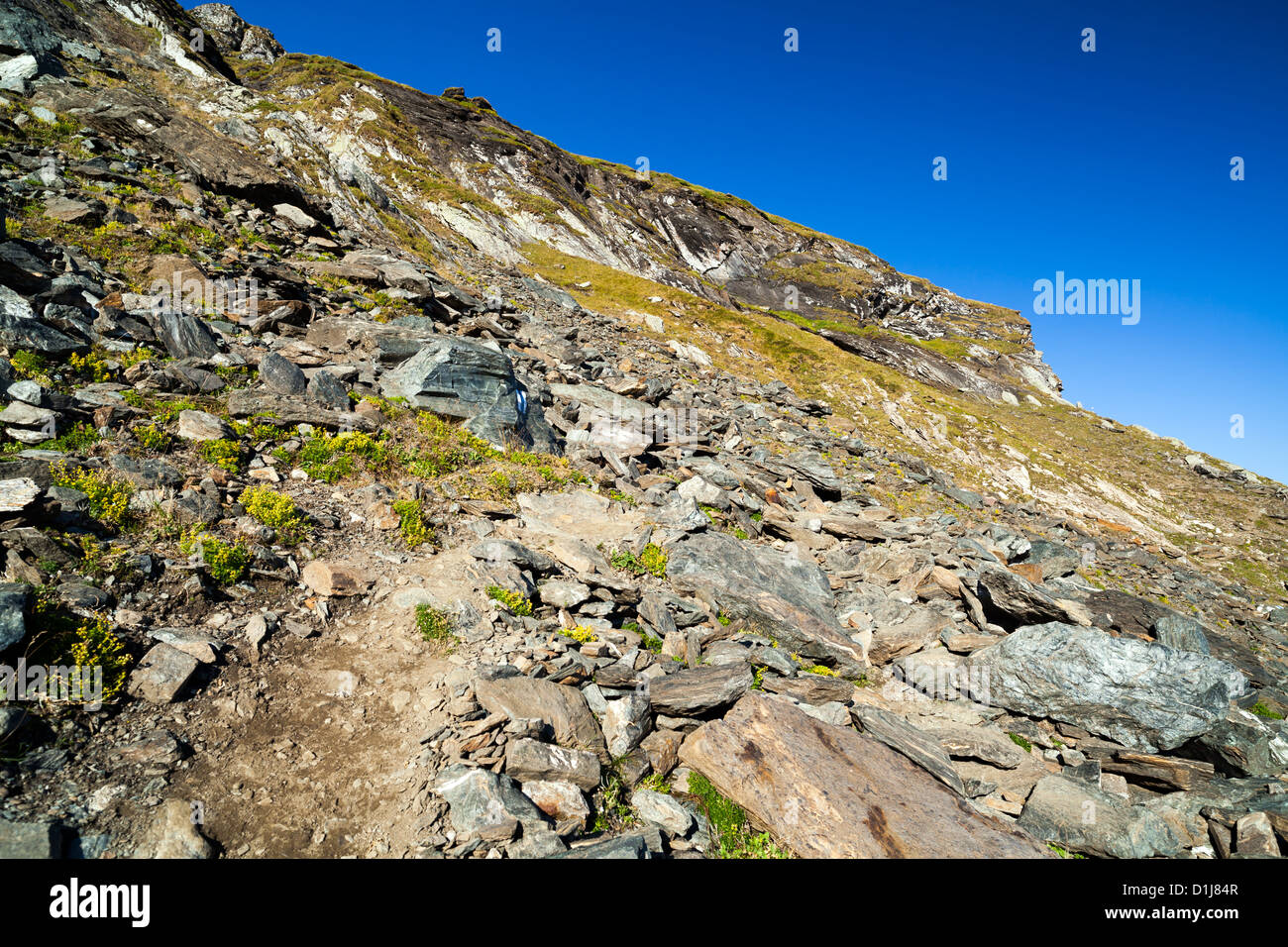 Landscape of Fagaras mountains in Romania, in a summer day Stock Photo ...