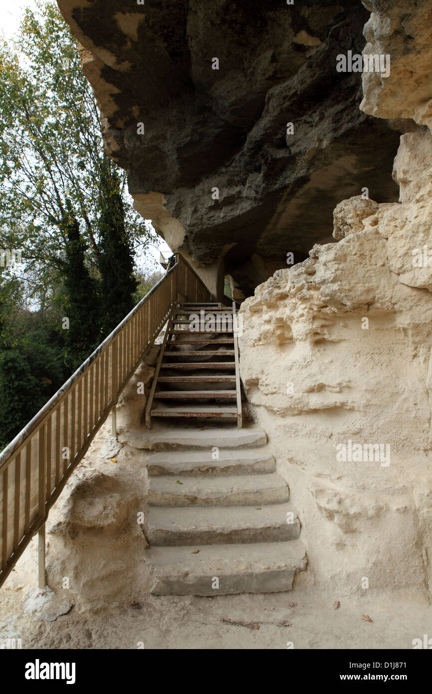 Steps at Aladzha Monastery, Varna, Bulgaria Stock Photo - Alamy