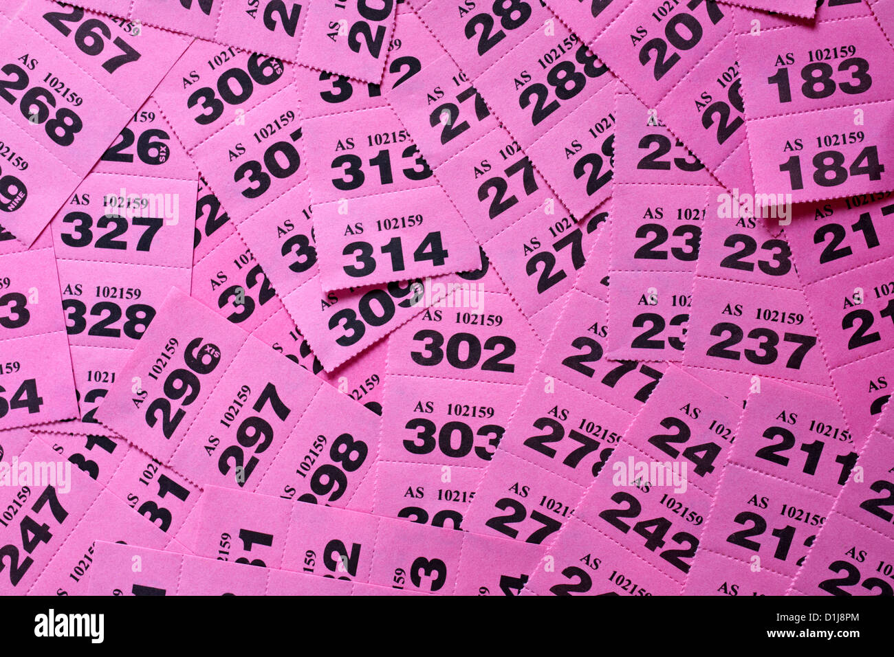 Raffle tickets ticket strip hi-res stock photography and images - Alamy