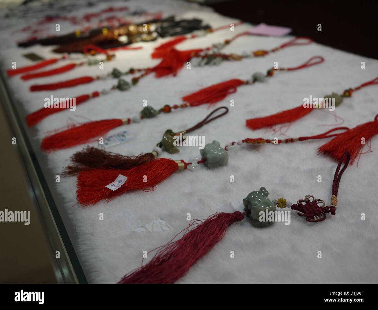 Jade necklace hi-res stock photography and images - Alamy