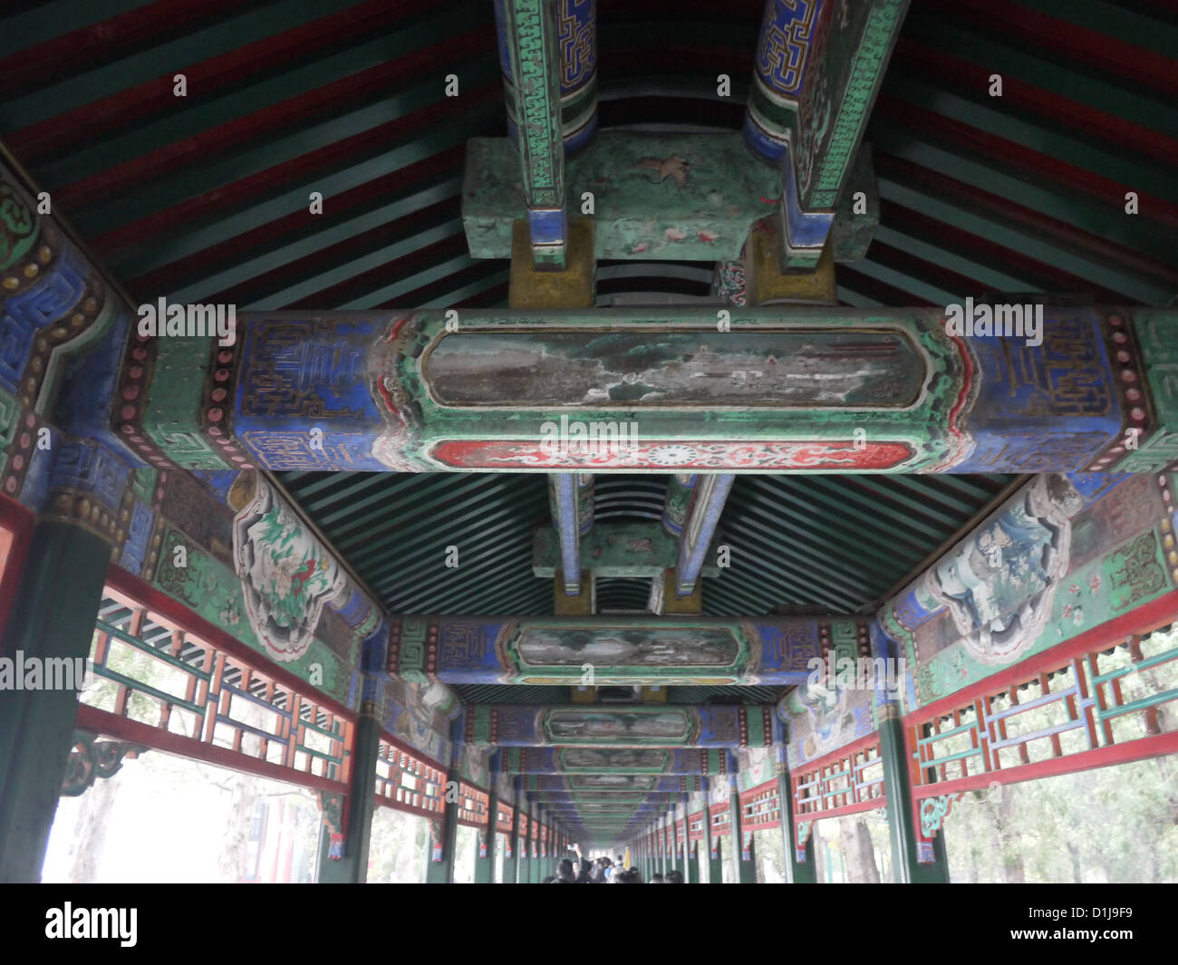 long corridor ceiling Stock Photo - Alamy