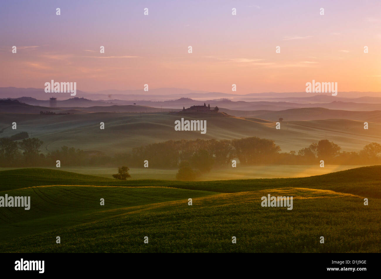 a nice view of landscape in tuscany Stock Photo - Alamy