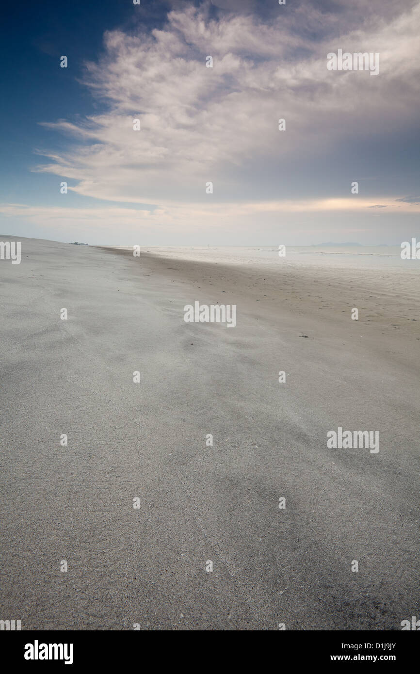 Coastal landscapes at Punta Chame on the Pacific coast, Panama province ...