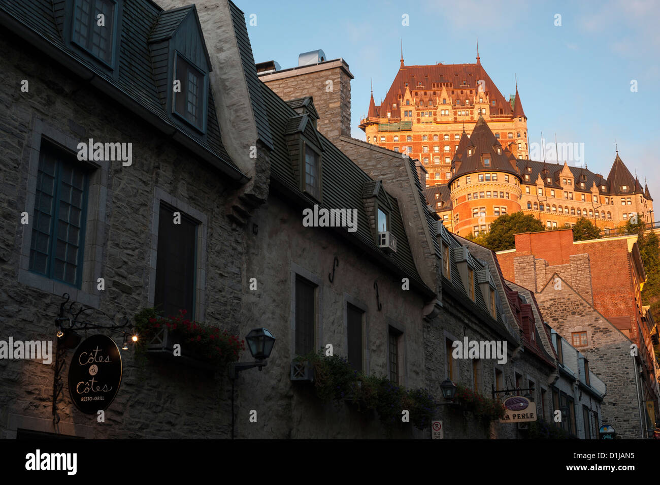 Fairmont Chateau Frontenac Hotel, Quebec City, province of Quebec ...