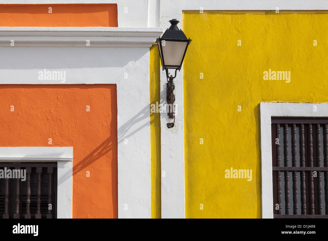 Street Light, Old San Juan Streetlight, Puerto Rico Stock Photo - Alamy