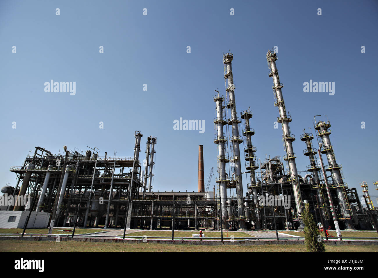 Color pictures of facilities in a chemical factory Stock Photo - Alamy