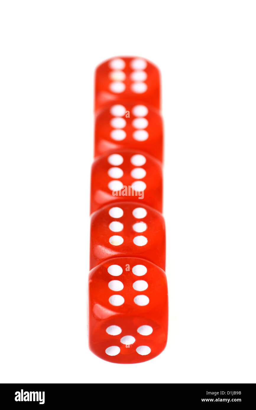 Group of five dice hi-res stock photography and images - Alamy
