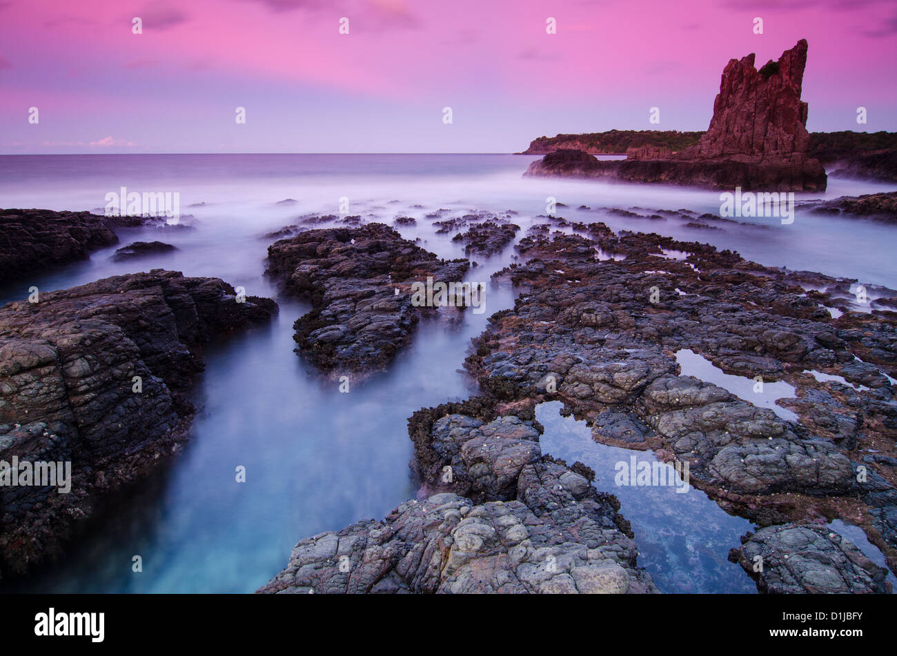 Cathedral Rock, Kiama, Australia Stock Photo - Alamy