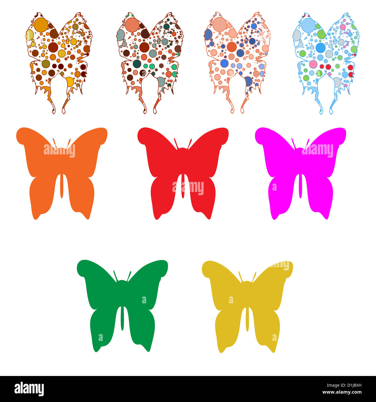 Delicate open wings Cut Out Stock Images & Pictures - Alamy