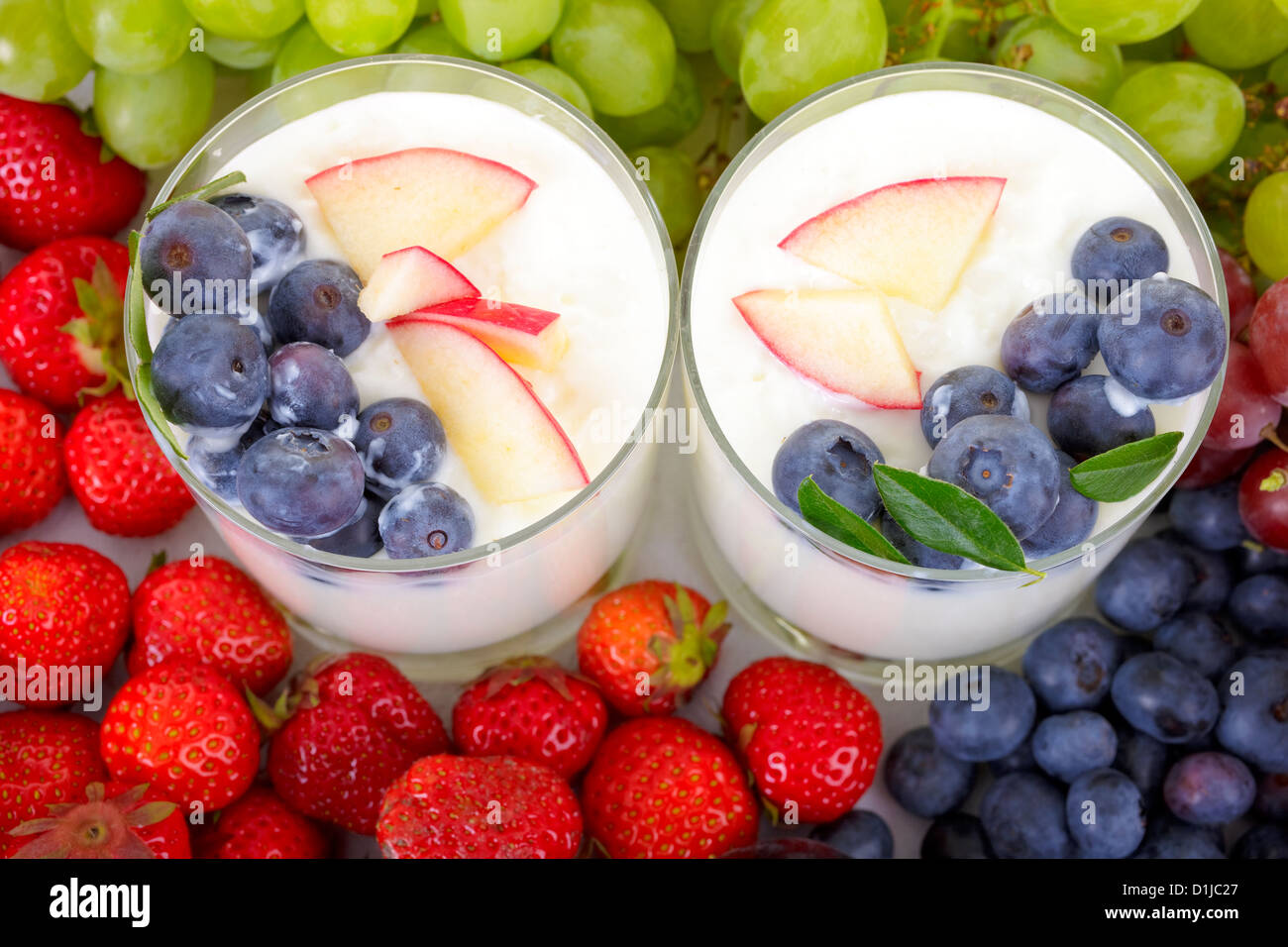 Yogurt fruit hi-res stock photography and images - Alamy