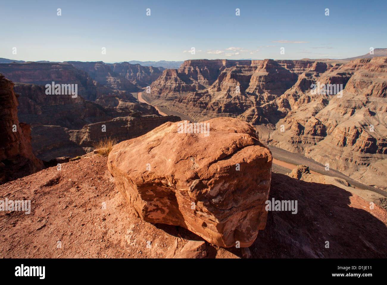 View of the Grand Canyon West at Eagle Point from the Hualapai Nation ...