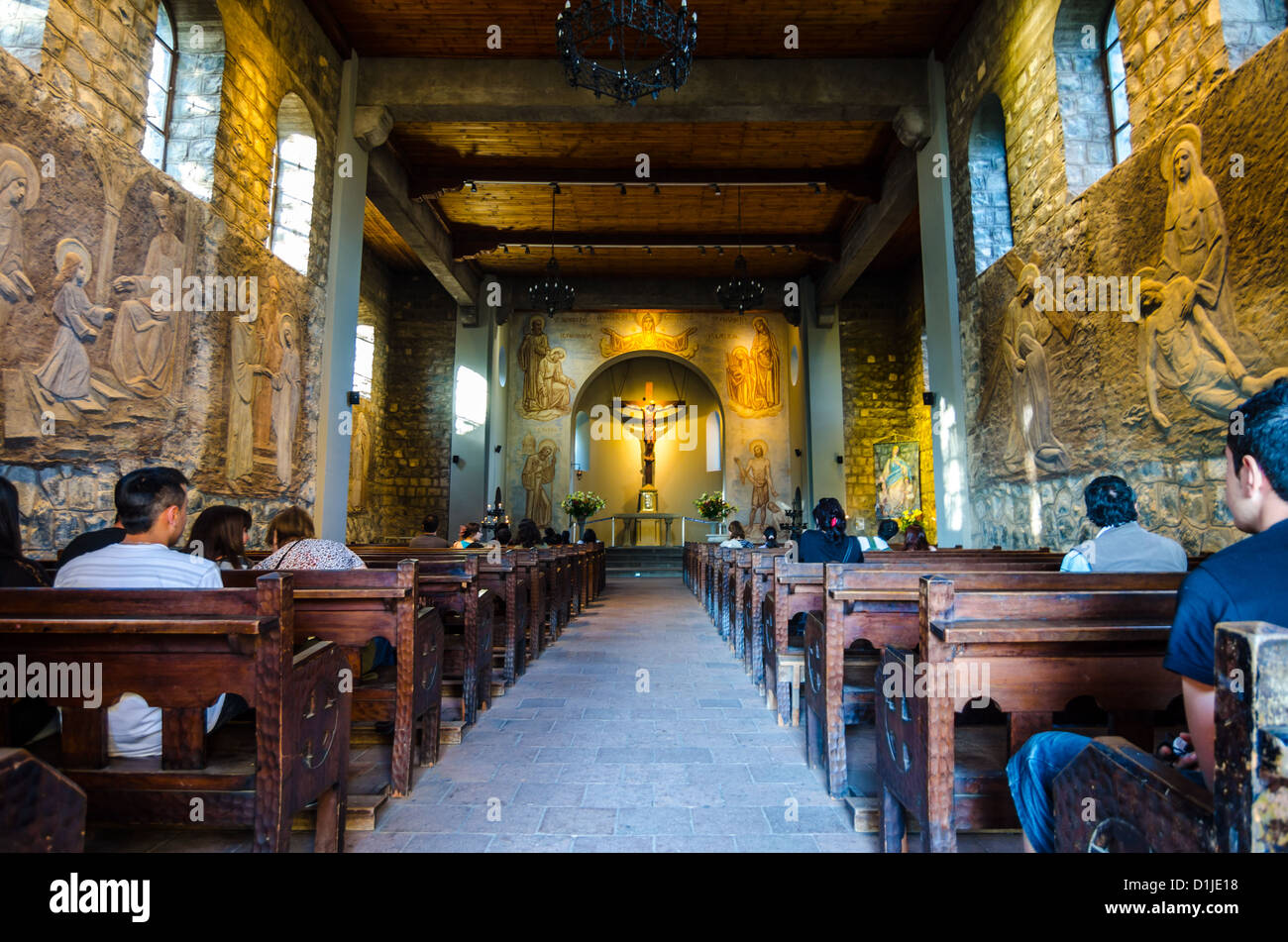 Church in Santiago de Chile, Chile Stock Photo - Alamy