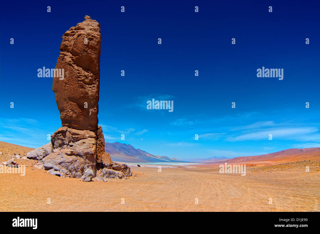 Rock Formations in Salar de Tara, Chile Stock Photo - Alamy