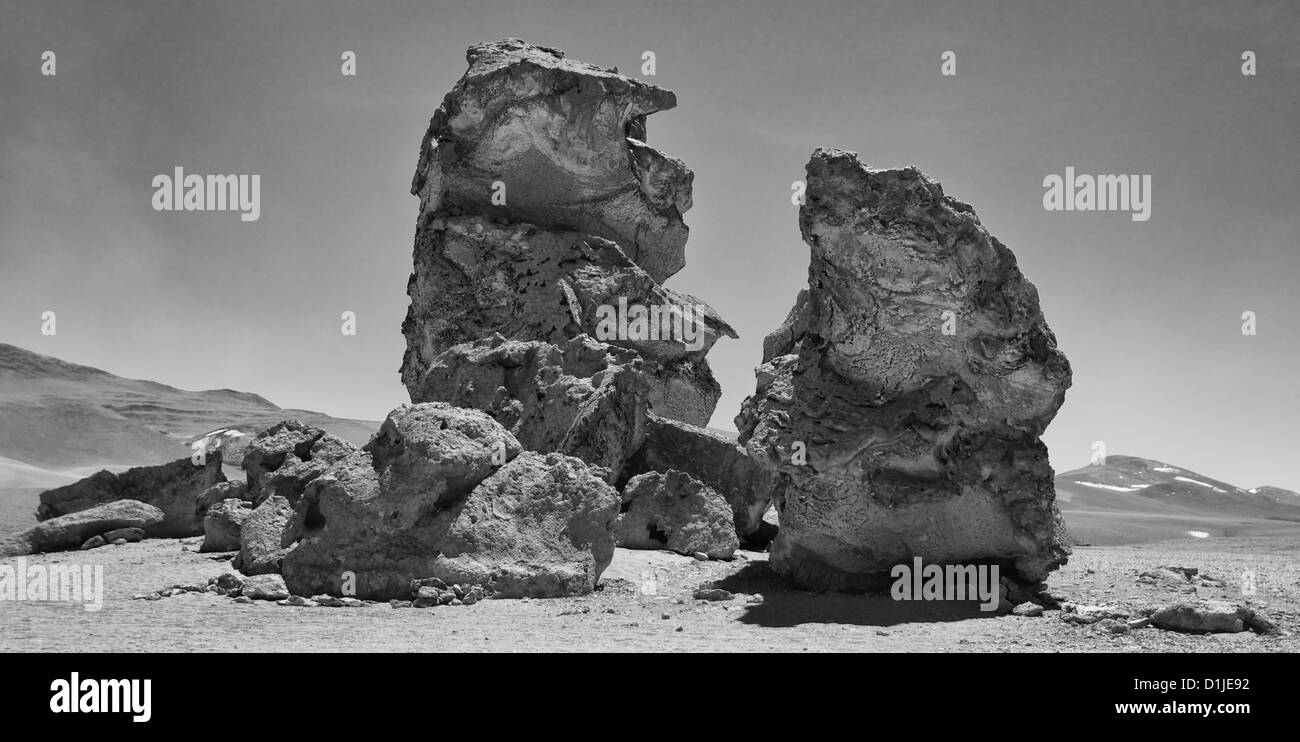 Rock Formations in Salar de Tara, Chile Stock Photo - Alamy