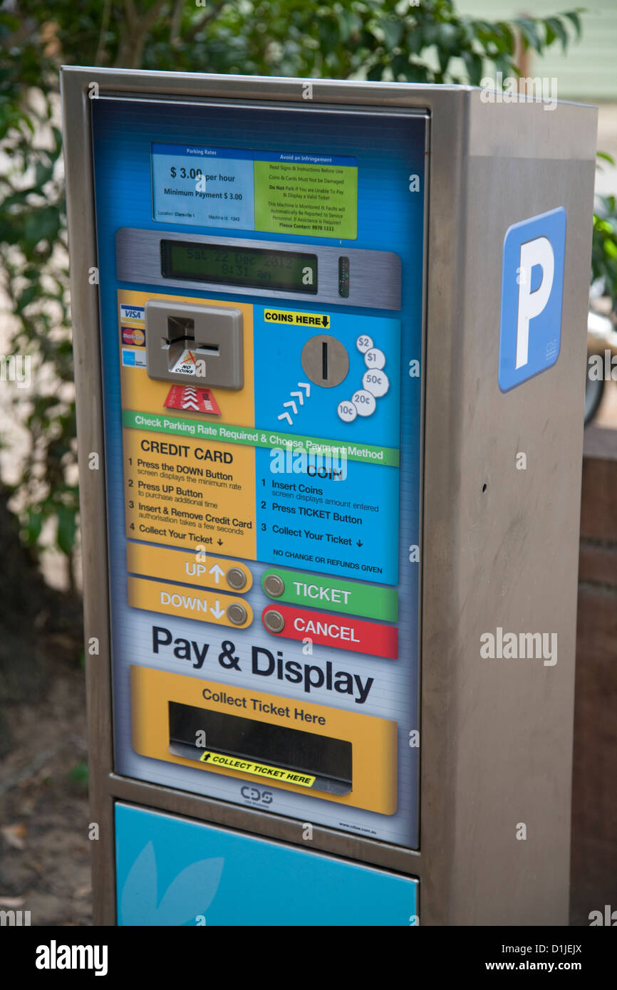 Park and pay australia hi-res stock photography and images - Alamy