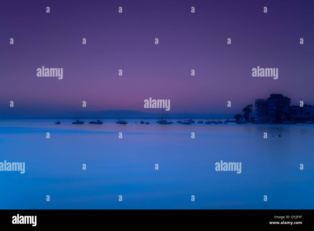 Near the beach we can see a different types of sunsets Stock Photo - Alamy