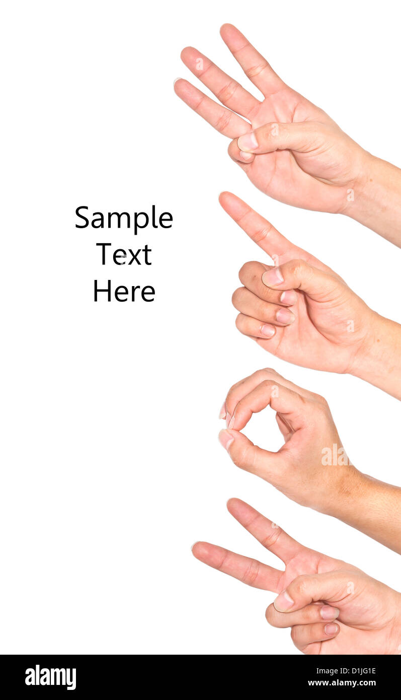 Hand Used as a symbol in 2013 Stock Photo - Alamy