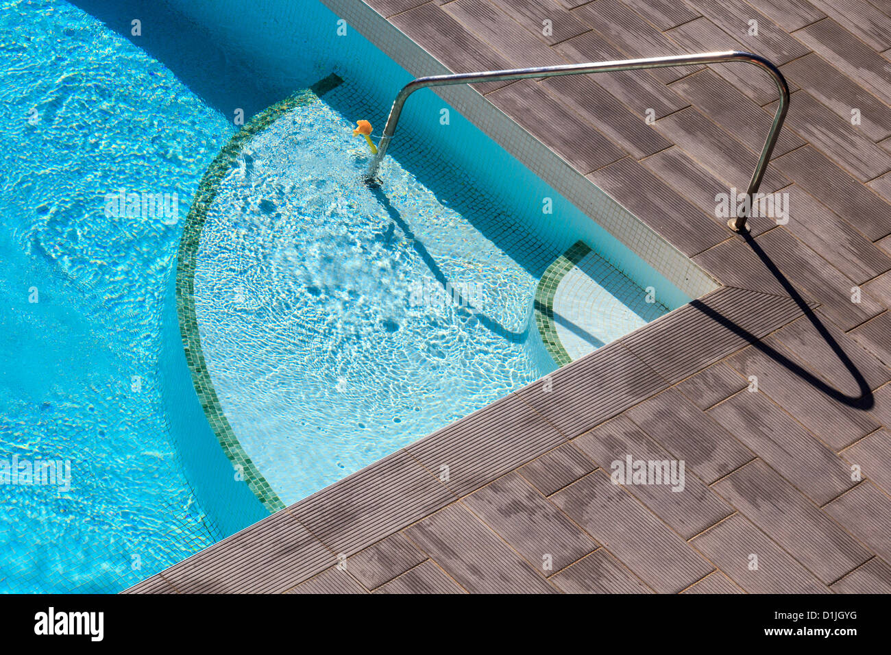 Swimming Pool access area details Stock Photo - Alamy