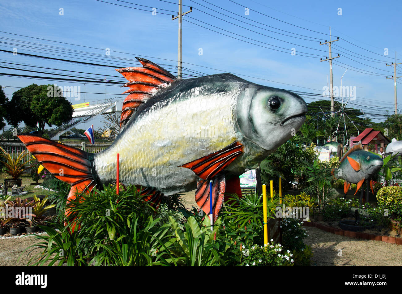 SING BURI - DECEMBER 25: Fish Festival and one tombon one product (OTOP ...