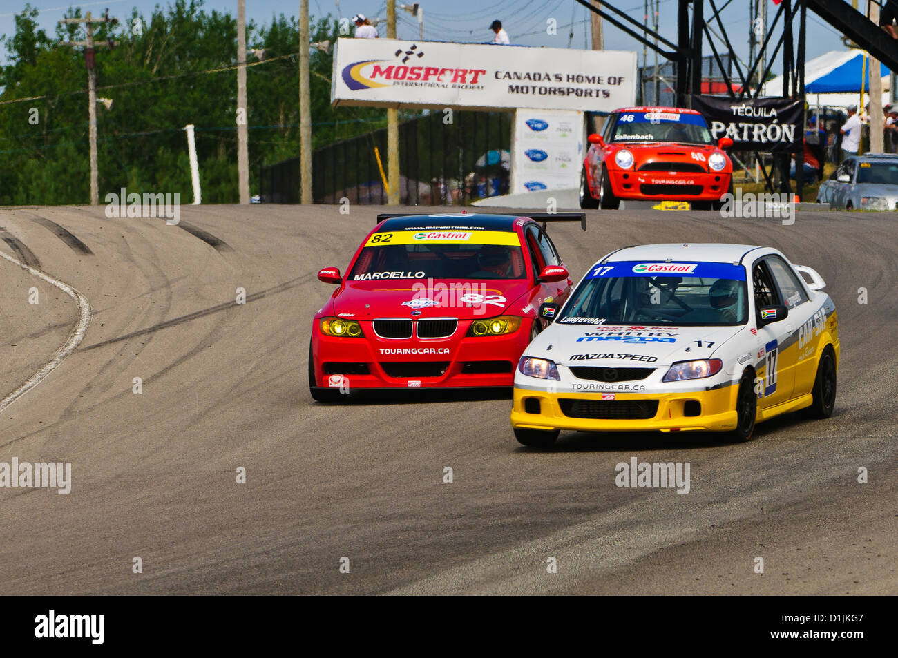A BMW 325 competes in the CTCC Canadian Touring Car Championship at the ...