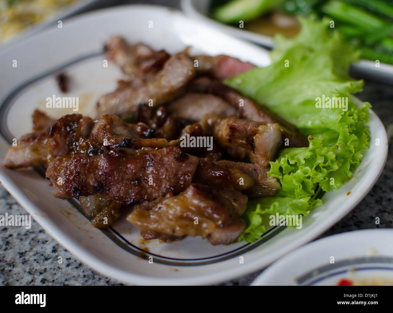 Pork food in Thailand Stock Photo - Alamy