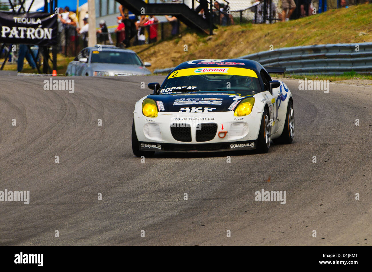 A Pontiac Solstice GXP competes in the CTCC Canadian Touring Car ...