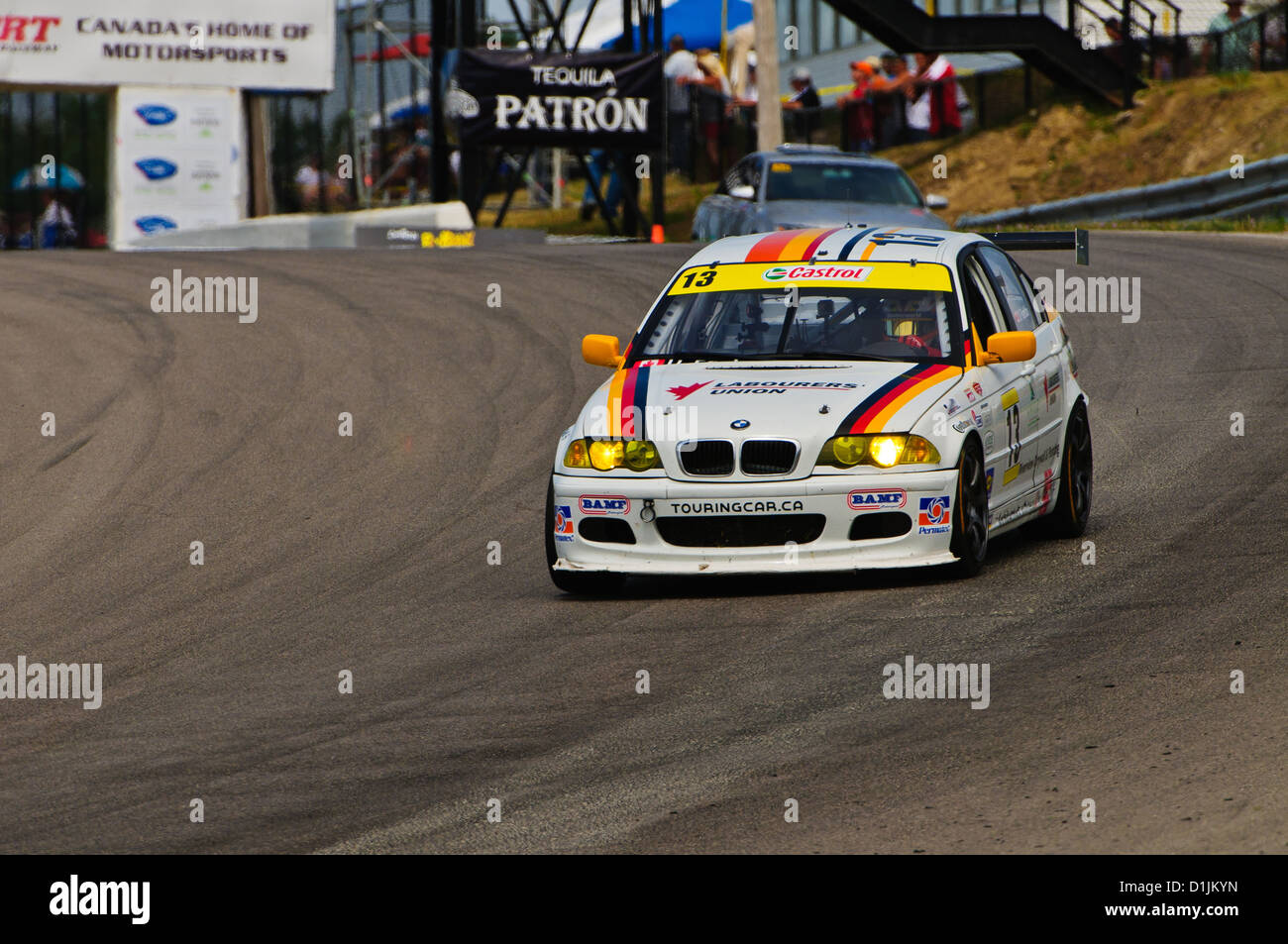 A BMW 328 driven by Dean Fantin competes in the CTCC Canadian Touring ...