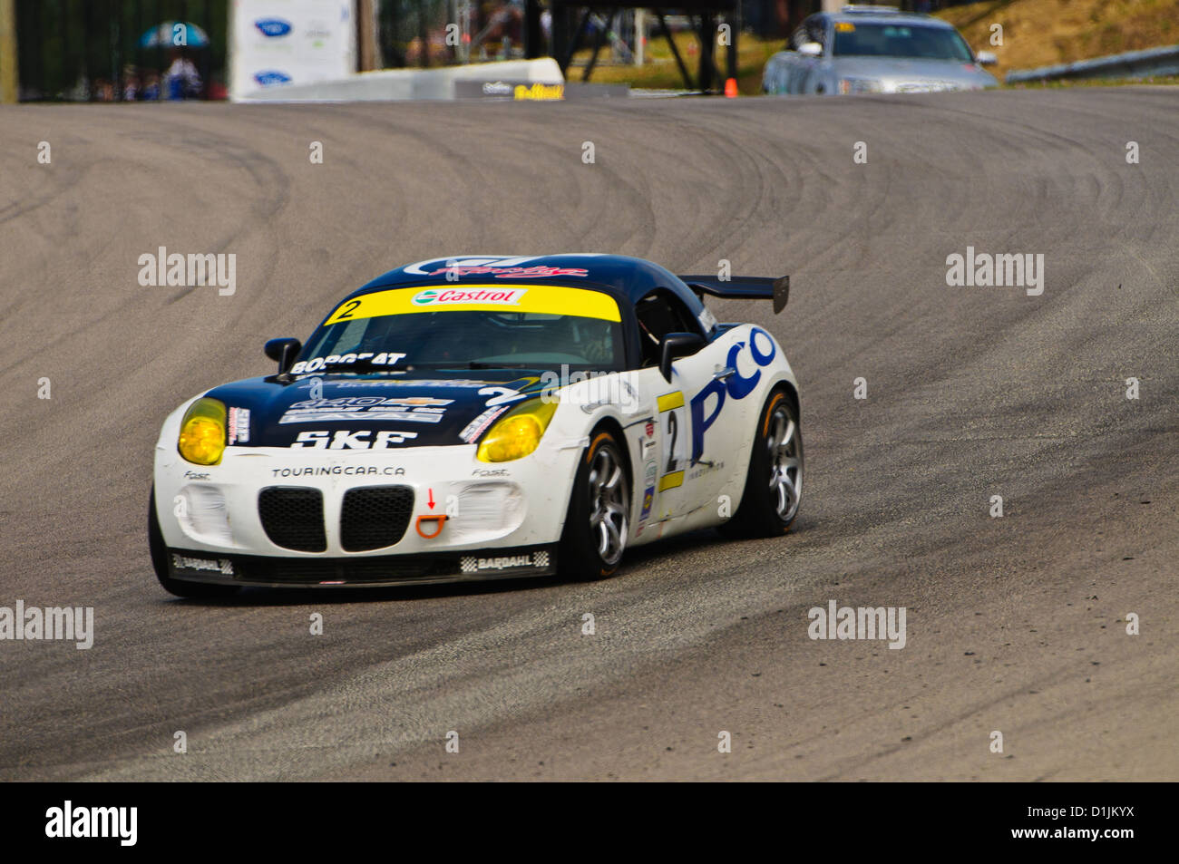 A Pontiac Solstice GXP competes in the CTCC Canadian Touring Car ...