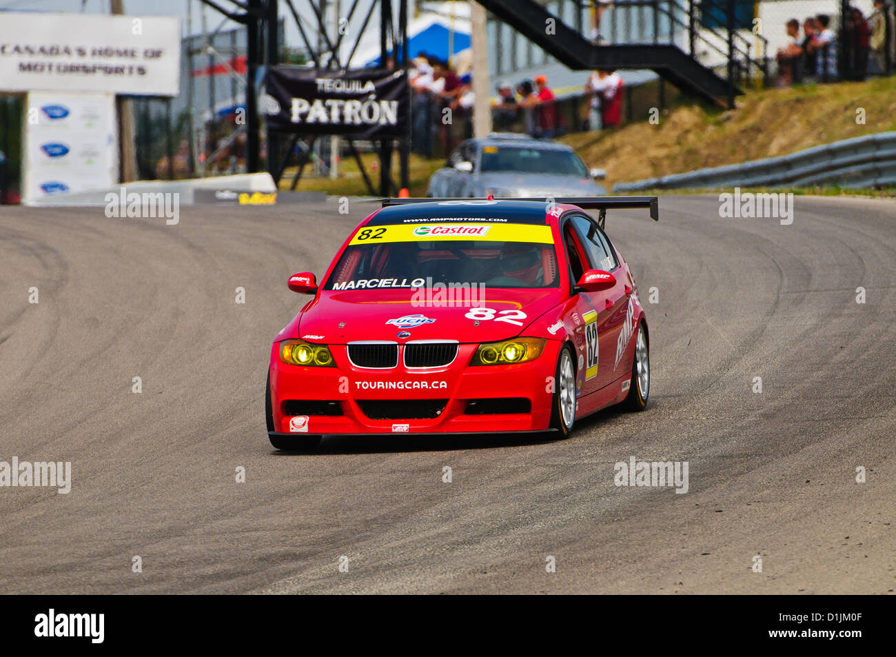 BMW 328 driven by Rocco Marcello competes in the CTCC Canadian Touring ...