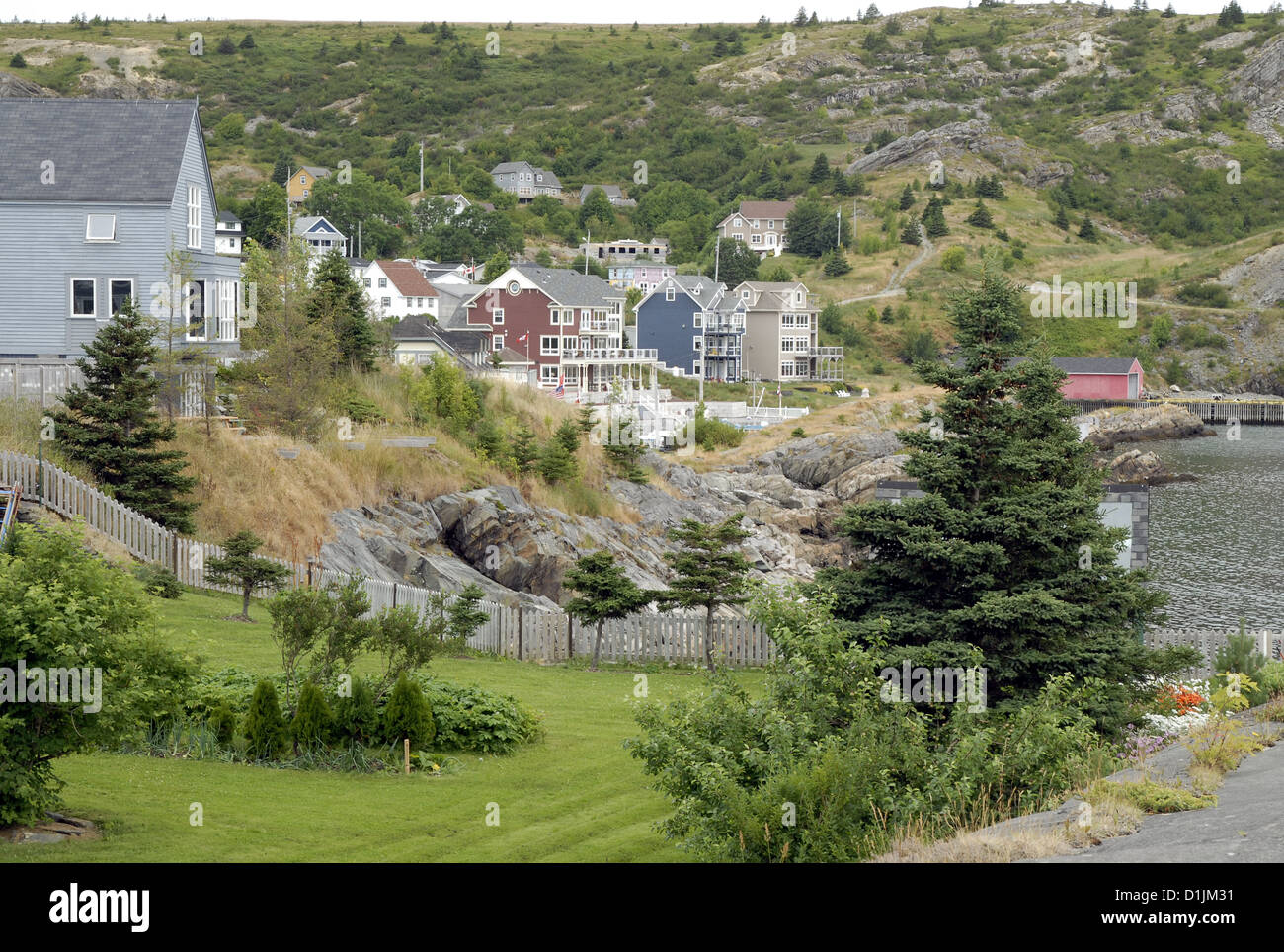 The waterfront, Brigus, Newfoundland Stock Photo - Alamy
