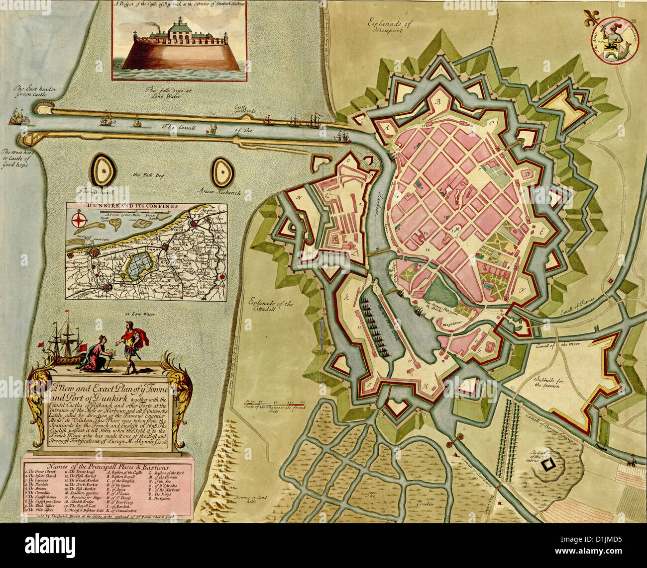 Antique military map hi-res stock photography and images - Alamy