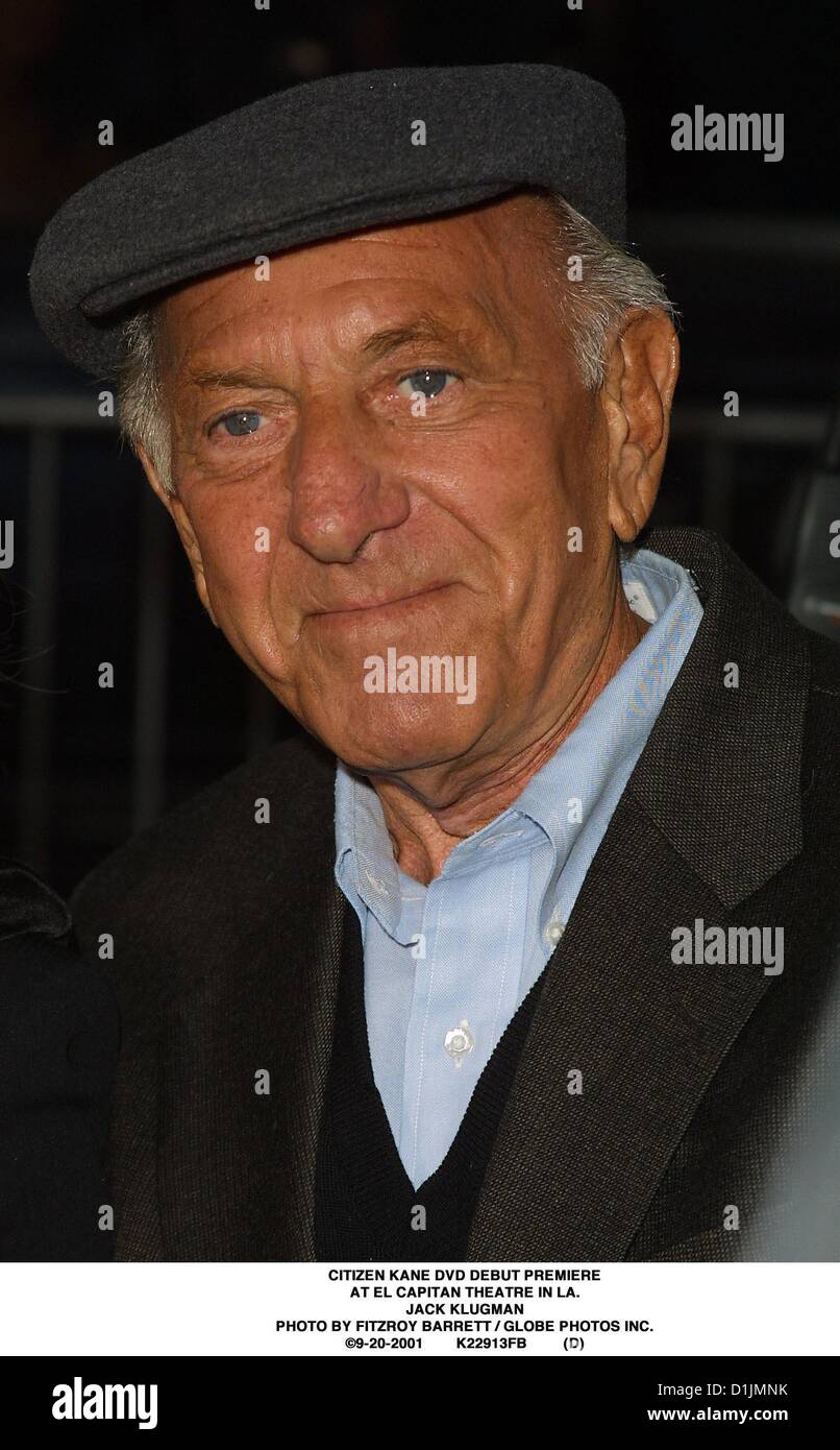 Dec. 25, 2012 - Jack Klugman, an Emmy Award-winning actor who played ...