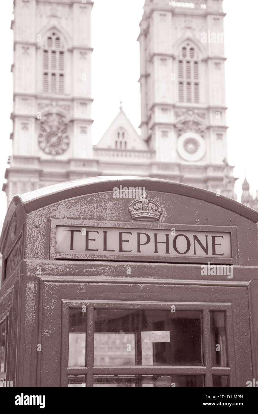 Black phone box in westminster hi-res stock photography and images - Alamy