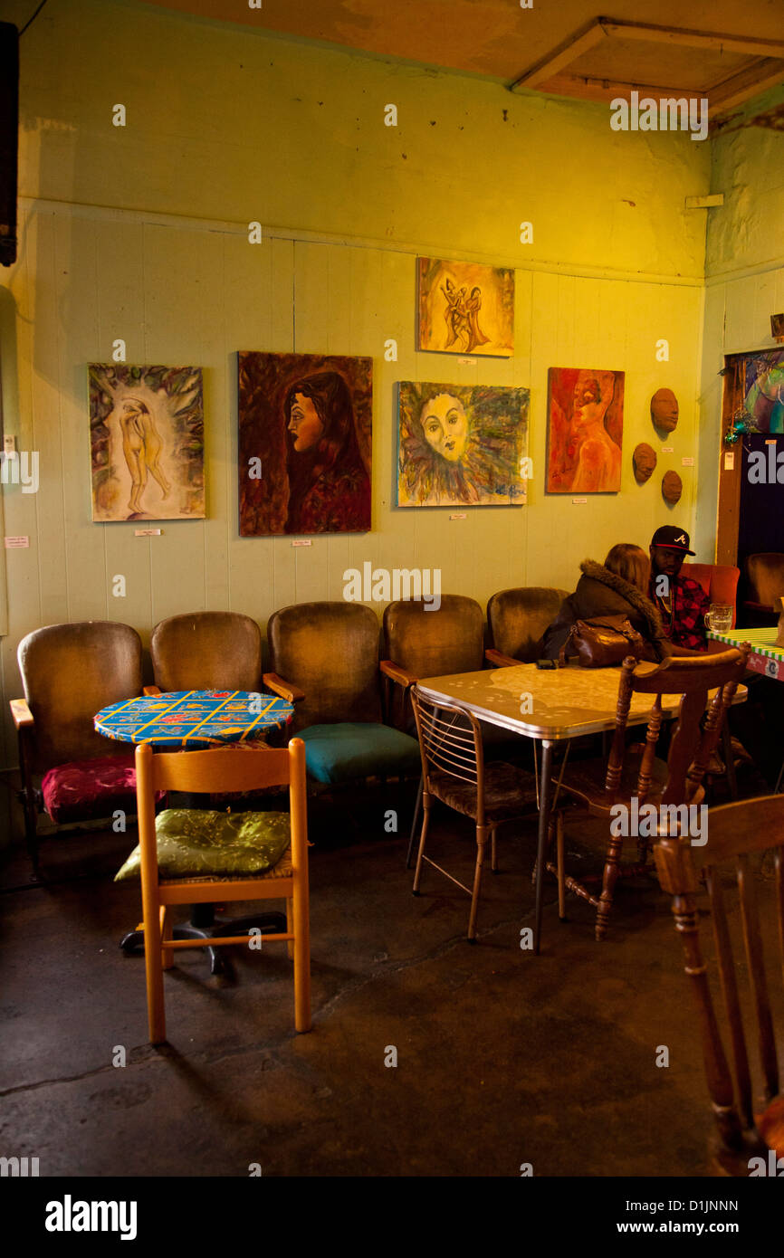 The Unurban Cafe, Coffee House, West Los Angeles, California, USA Stock ...