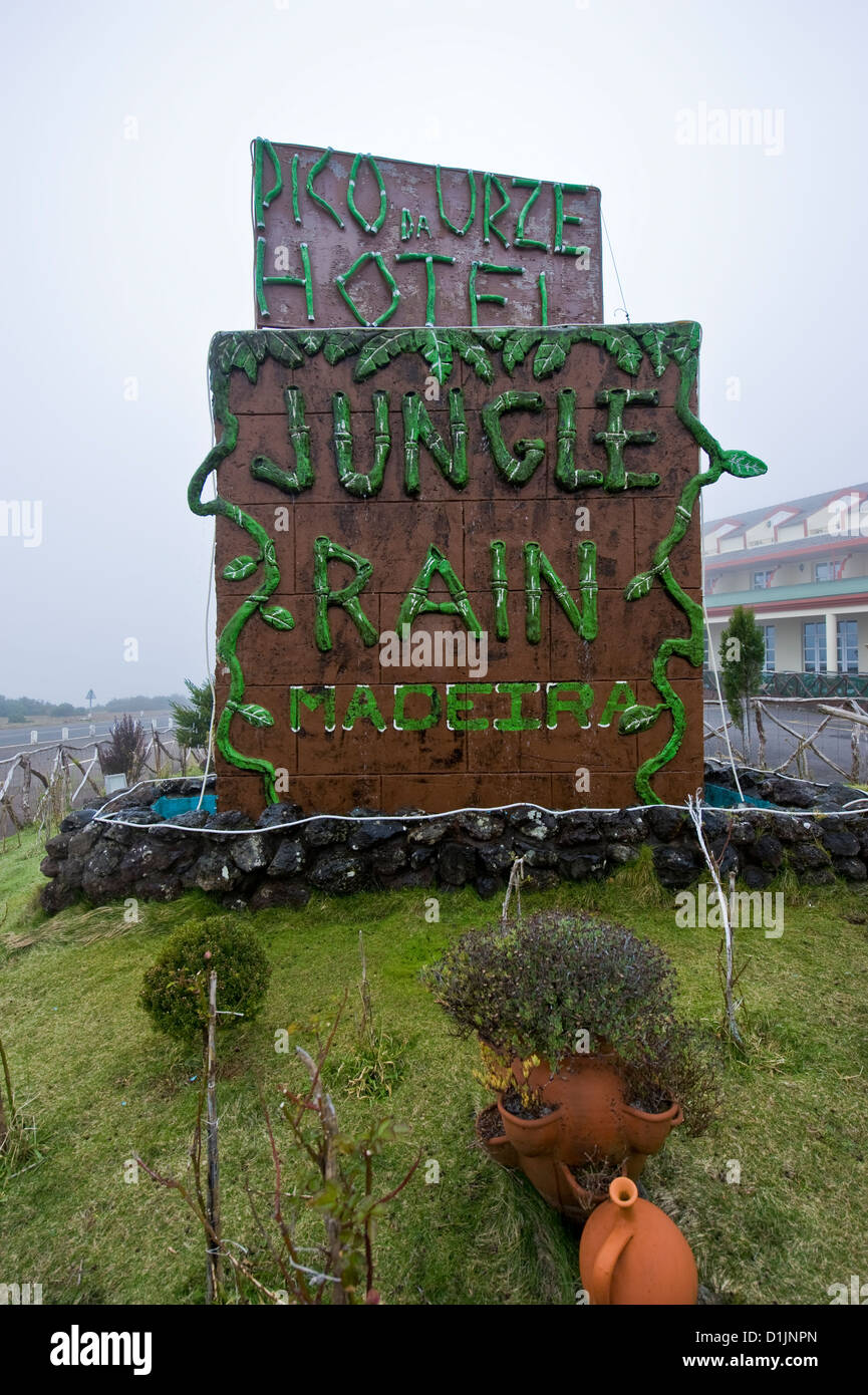 A large plateau at 1300 to 1500 meters above the sea level on Madeira ...