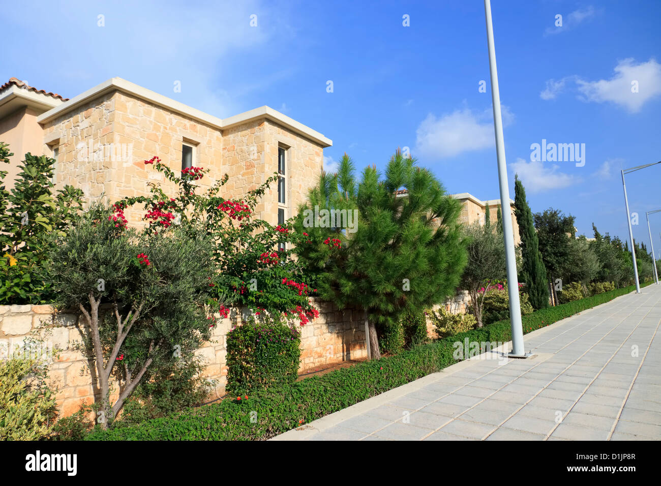 Luxury villas exterior Stock Photo - Alamy