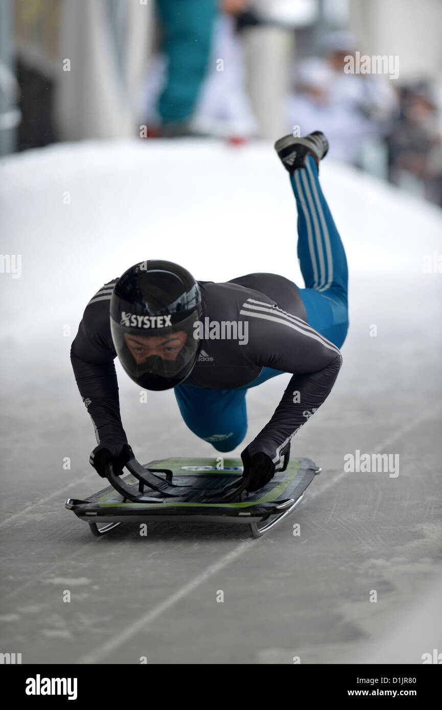 Hiroatsu Takahashi (JPN), DECEMBER 24, 2012 - Skelton : All Japan Bob ...