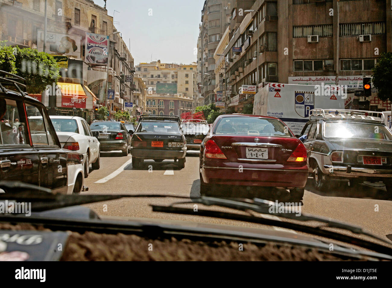 Egypt Cairo traffic Stock Photo - Alamy
