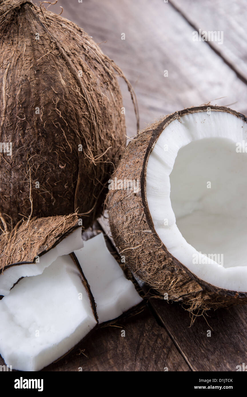 Exotic coconut husk shell hi-res stock photography and images - Alamy