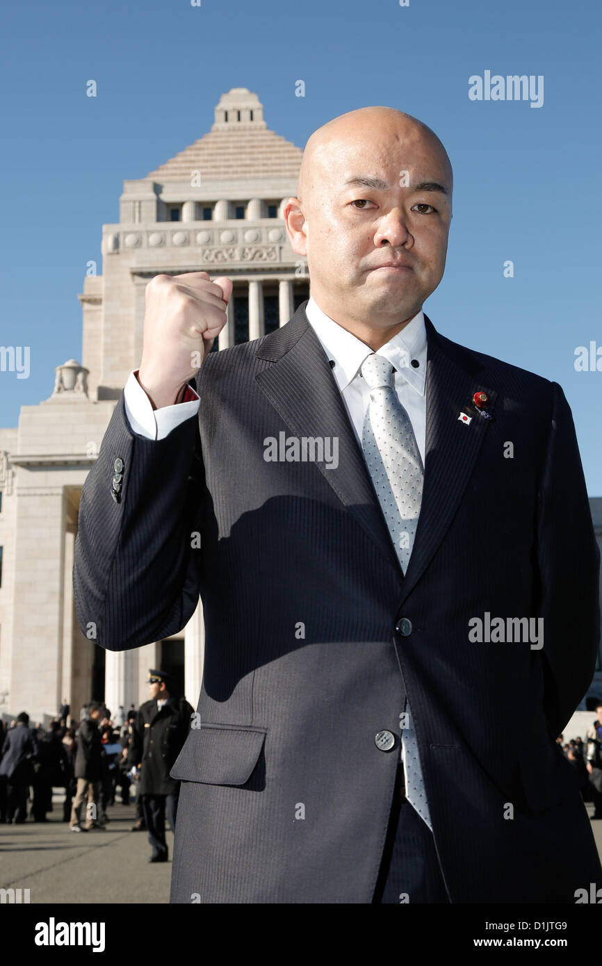 December 26, 2012, Tokyo, Japan - Manabu Horii, a former speed skater ...