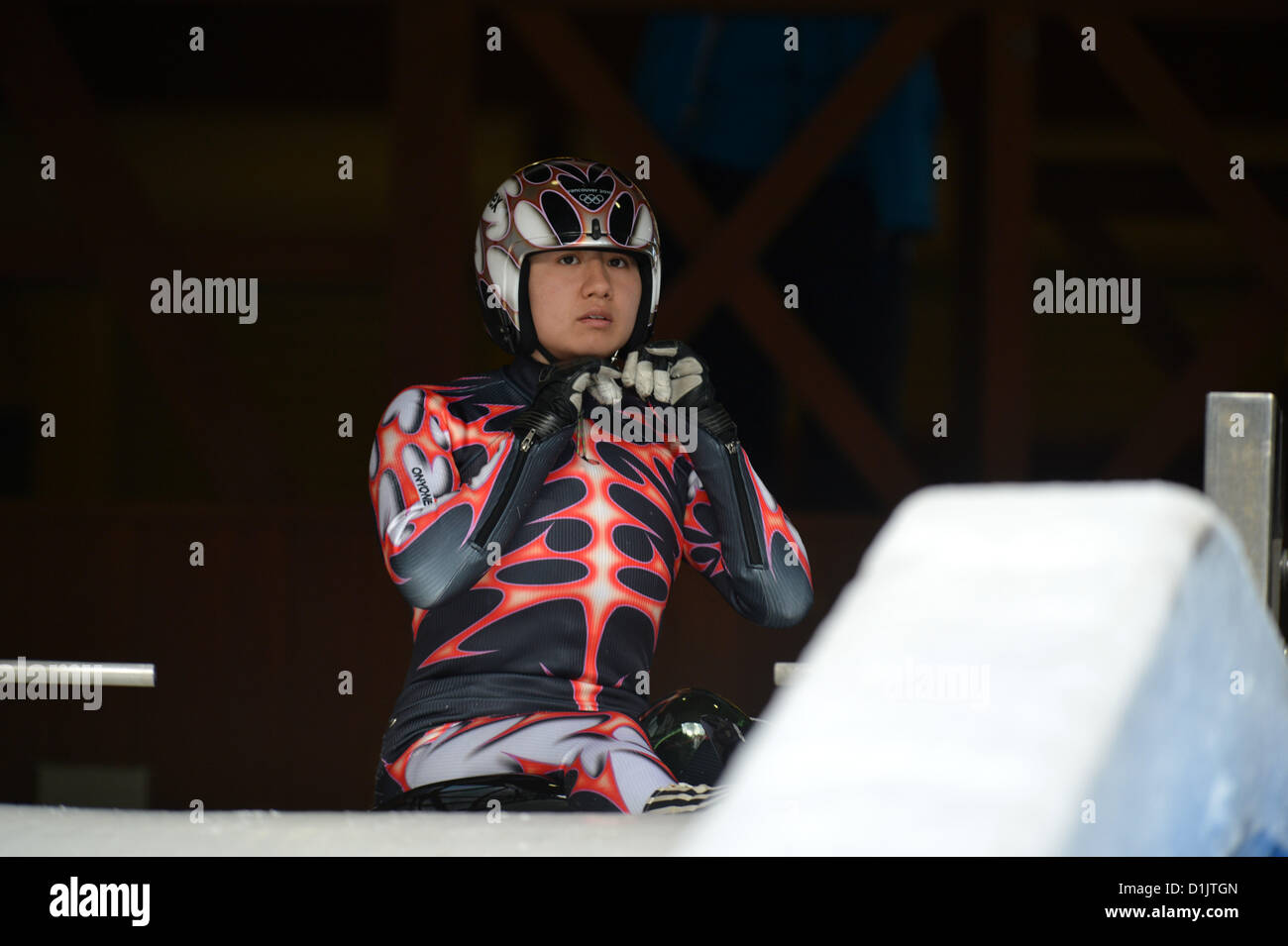 Madoka Harada (JPN), DECEMBER 23, 2012 - Luge : All Japan Luge ...