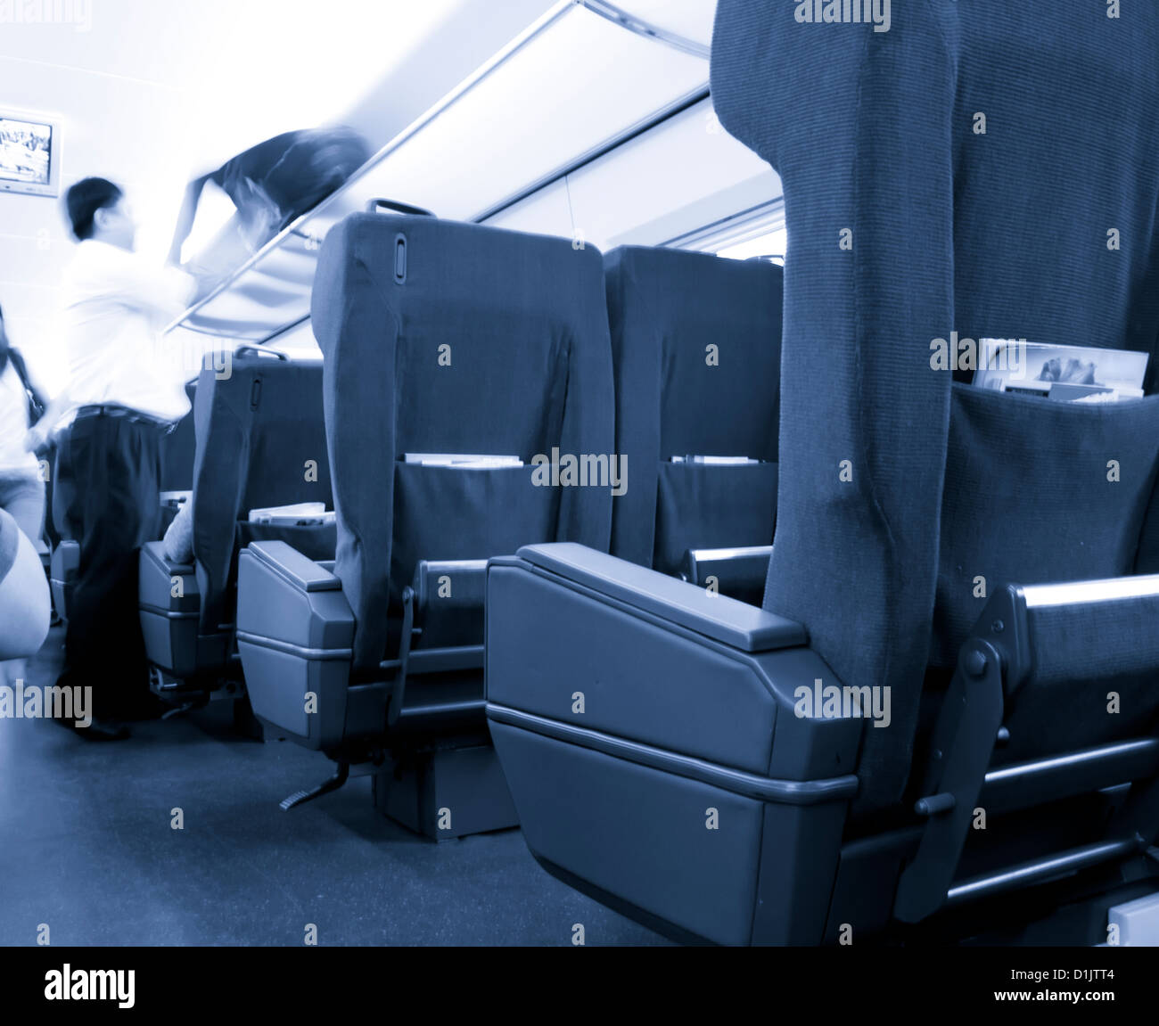 Interior of high speed train Stock Photo - Alamy