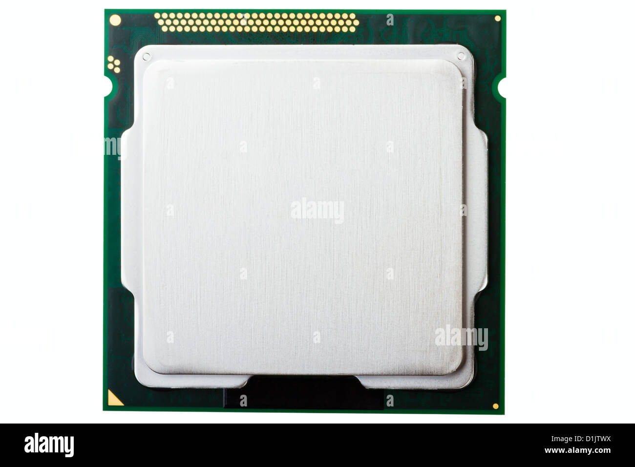 Processor isolated on a white background Stock Photo - Alamy