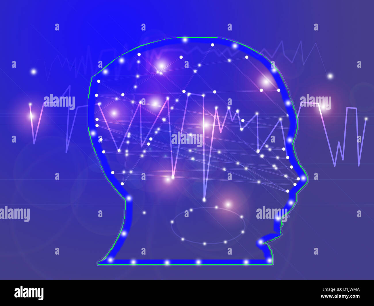 artificial intelligence: abstract and conceptual image Stock Photo - Alamy
