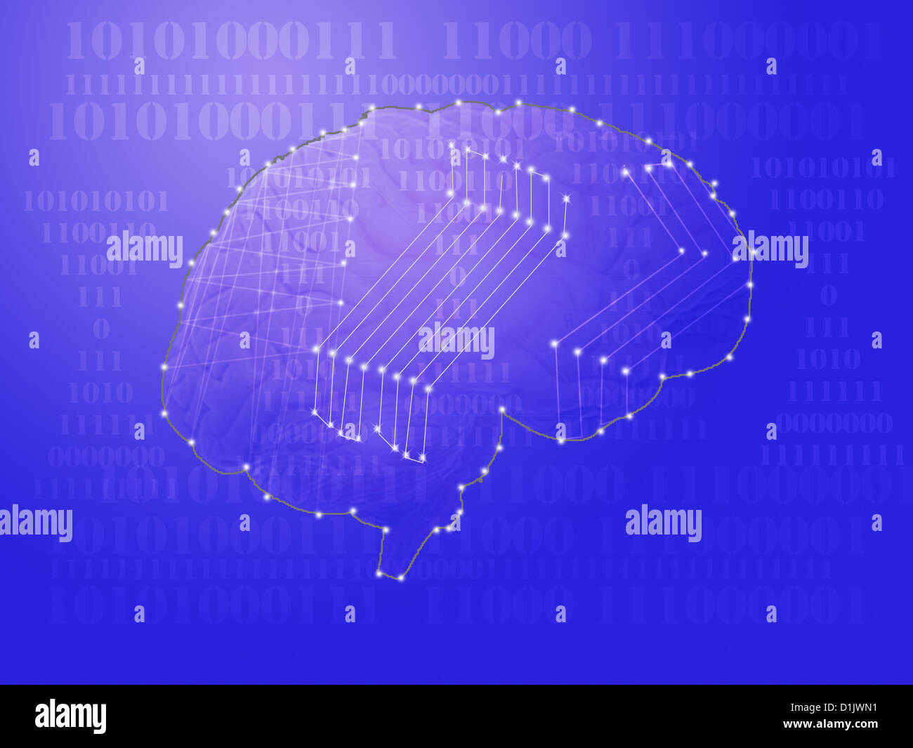 artificial intelligence: abstract and conceptual image Stock Photo - Alamy