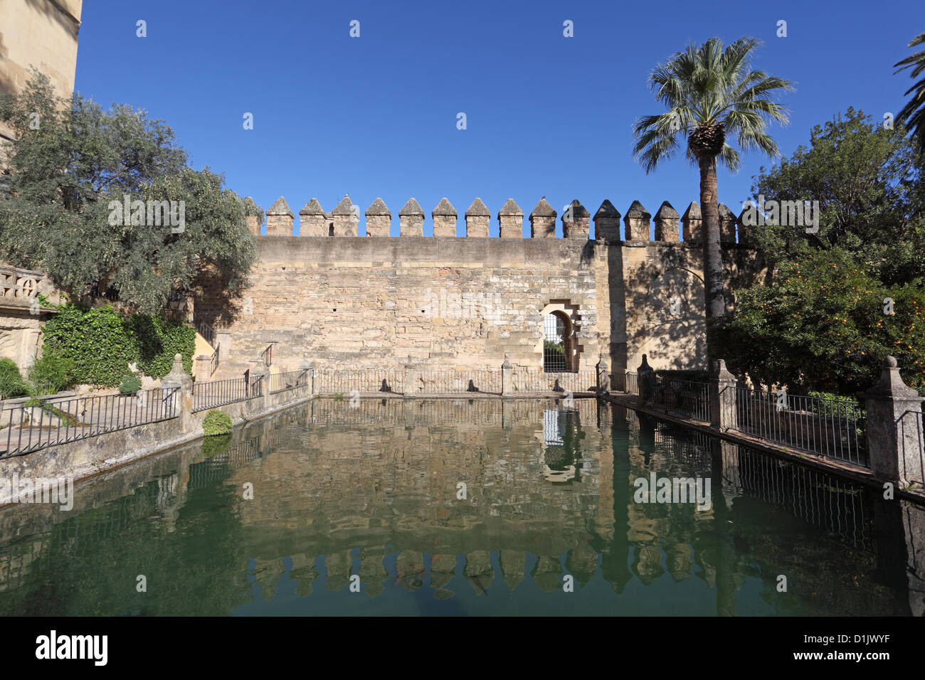 Alcazar of the Christian Monarchs in Cordoba, Andalusia Spain Stock ...