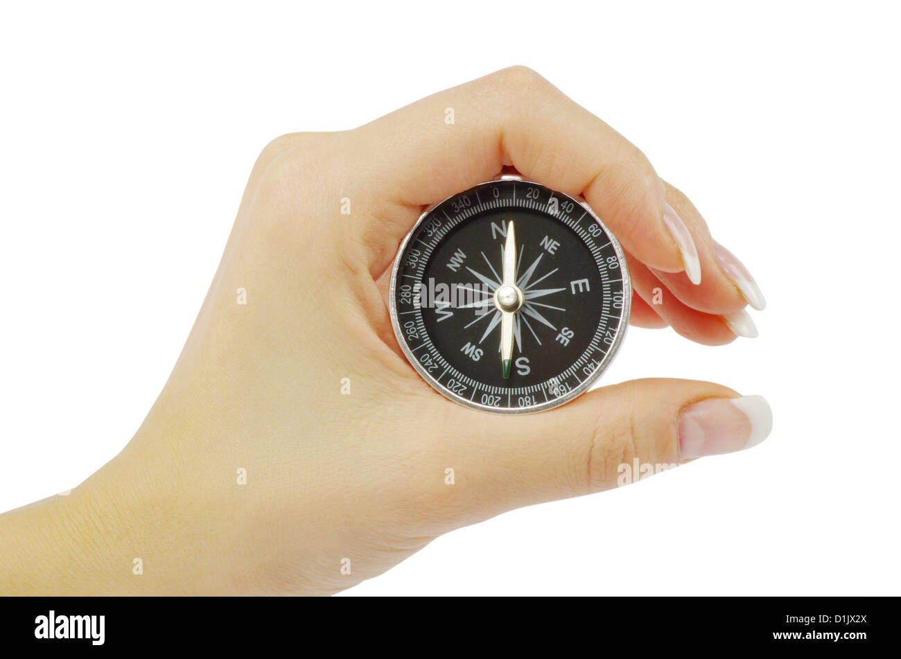 Hand compass hi-res stock photography and images - Alamy